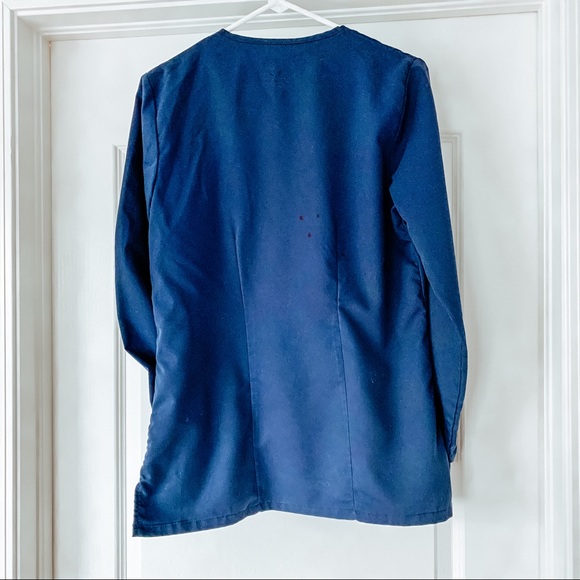 Grey's Anatomy | Other | Nursing Lab Coat Greys Anatomy Navy Blue ...